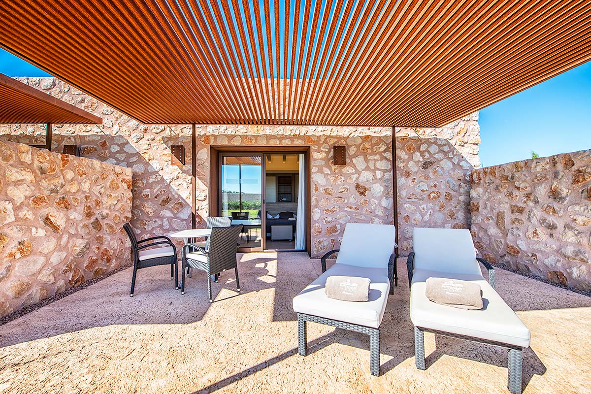Doppelzimmer mit Terrasse - Finca Hotel Son Trobat Wellness & SPA